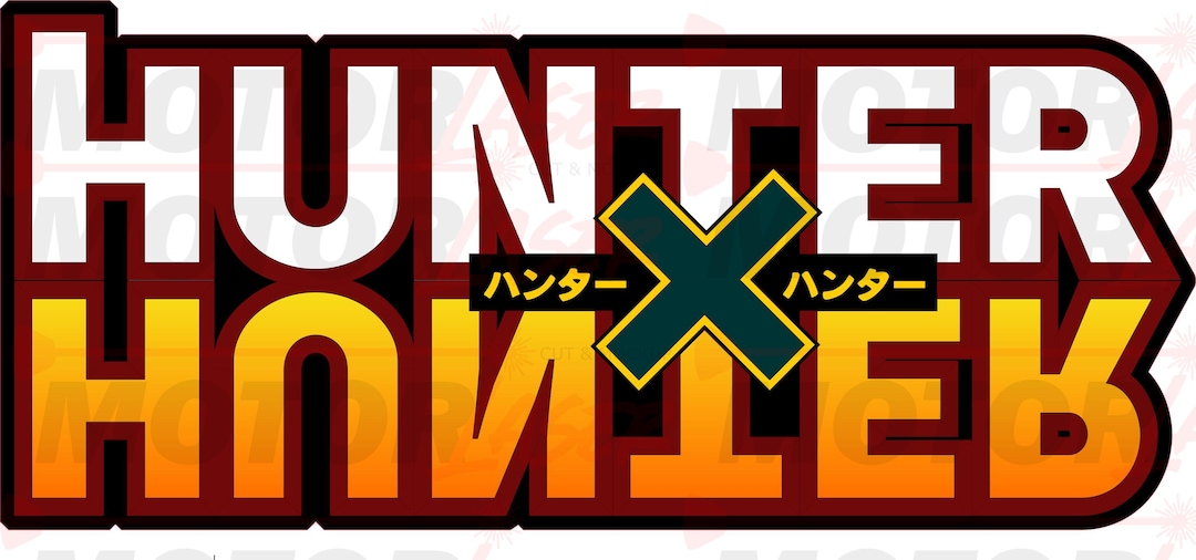 VECTOR Hxh Anime HUNTERXHUNTER HUNTER X Logo - Etsy