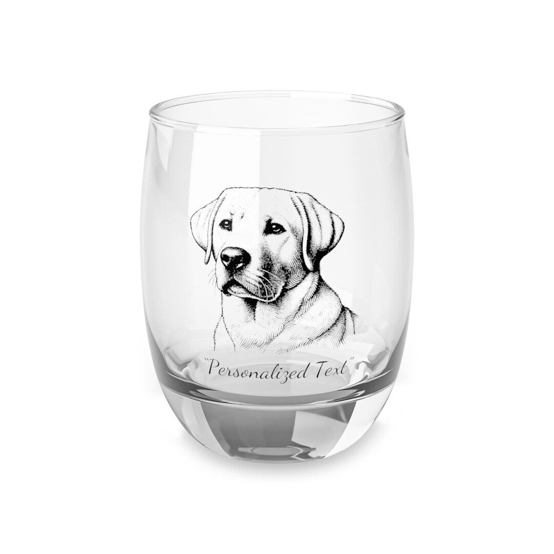 Personalized Labrador 6oz Whiskey Glass Custom Dog Lover Gift - Etsy