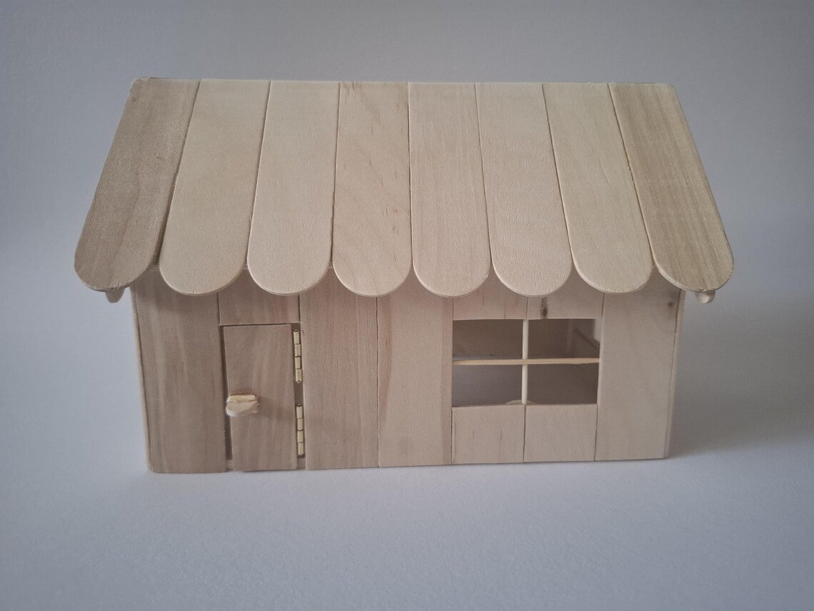 Handcrafted Miniature Wooden House – Unique, Cozy Home Décor for ...
