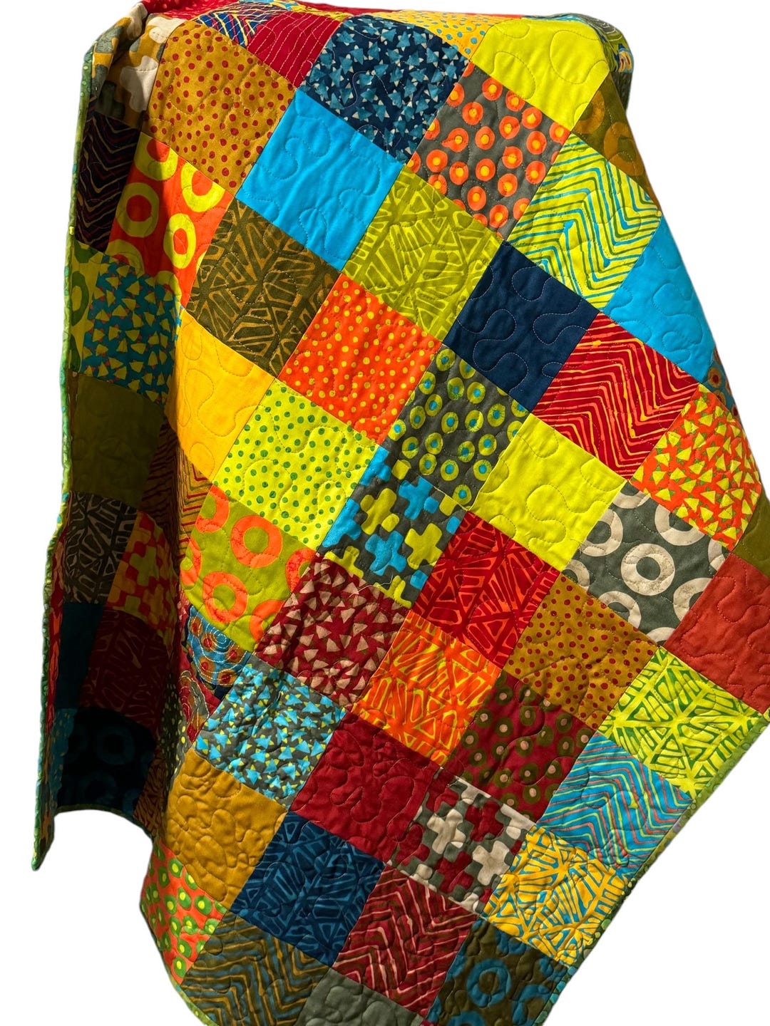 Baby Boy Patchwork Quilt Made With Designer Fabrics - Etsy