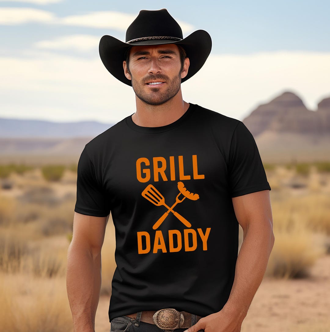 Grill Daddy BBQ Shirt Fathers Day Gift Dad Grilling Sausage T-shirt ...