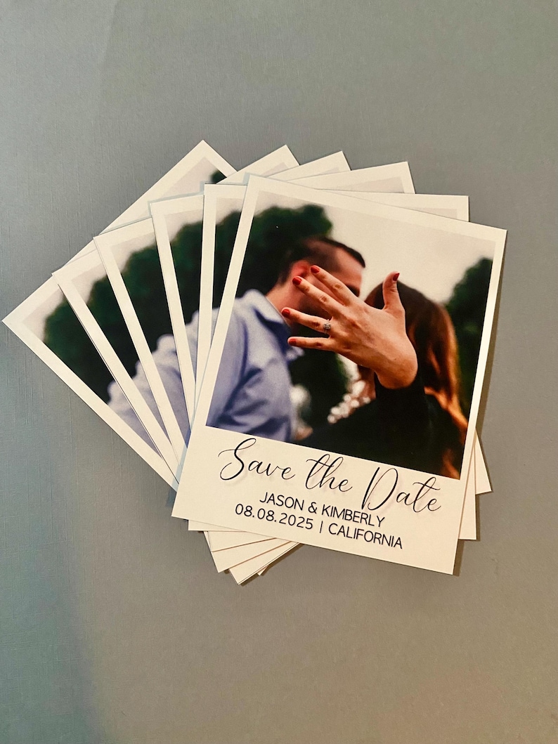 Save the Date Magnets | Wedding Favors | Custom Photo Magnets ...