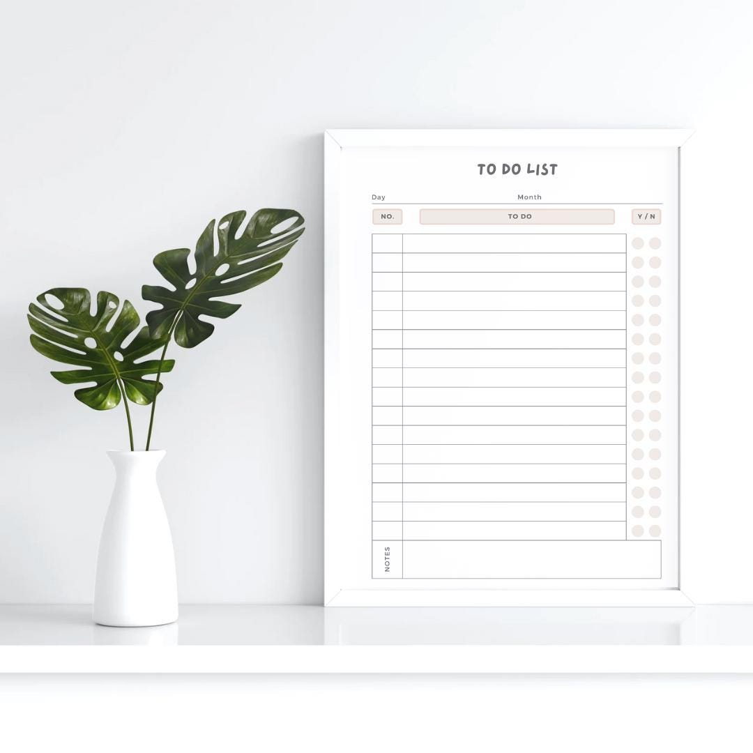 To-do-list Planner, Planner, to Do Tracker - Etsy