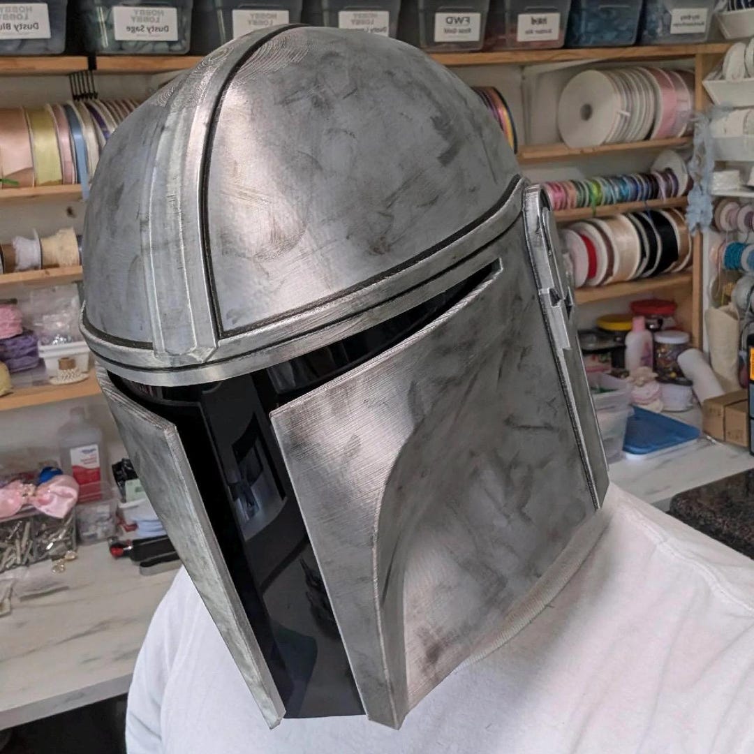 Mandalorian Helmet STL File | 3D Printable Star Wars Helmet | Cosplay ...