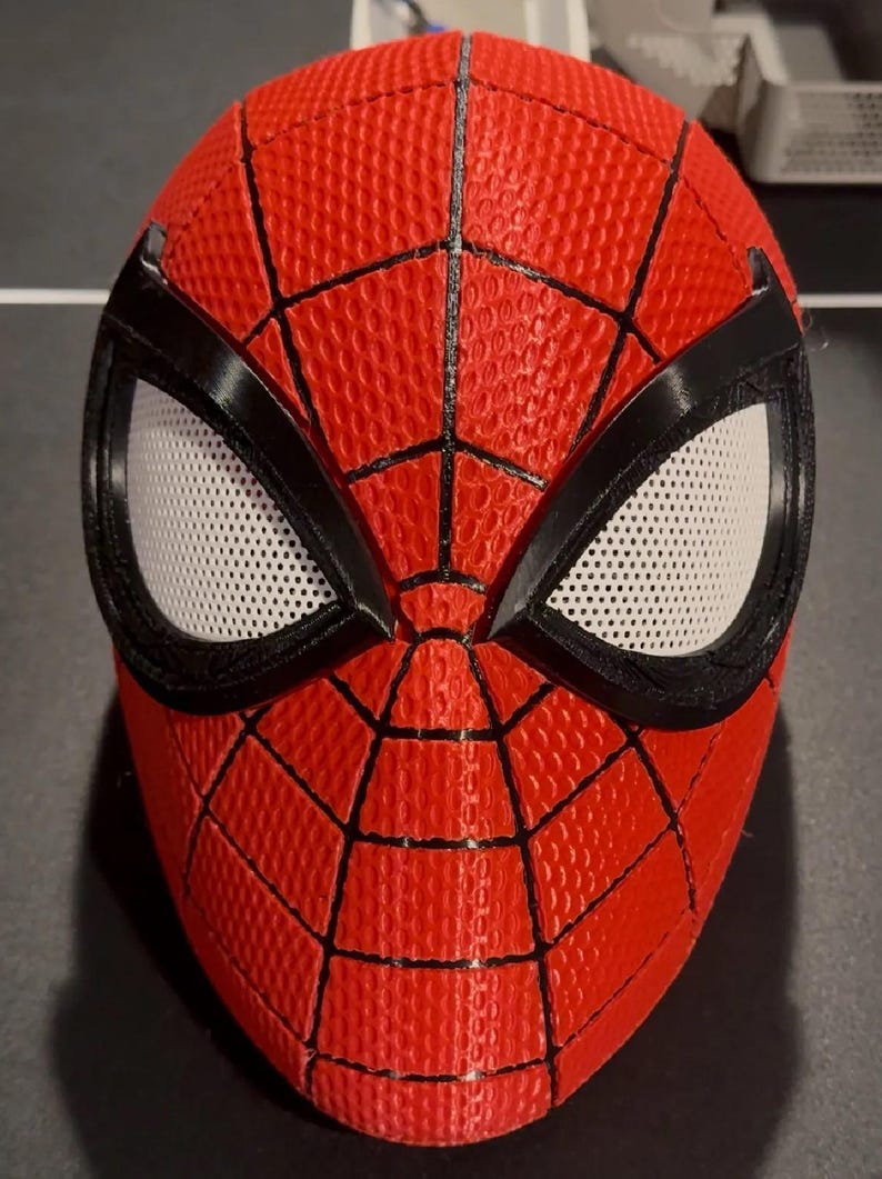 3D Printable Spiderman Mask STL File: Cosplay Prop (digital Download ...