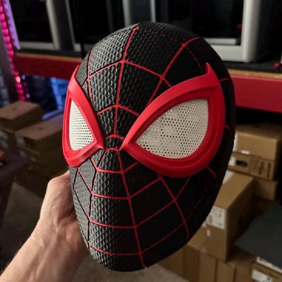 3D Printable Spiderman Mask STL File: Cosplay Prop (digital Download ...