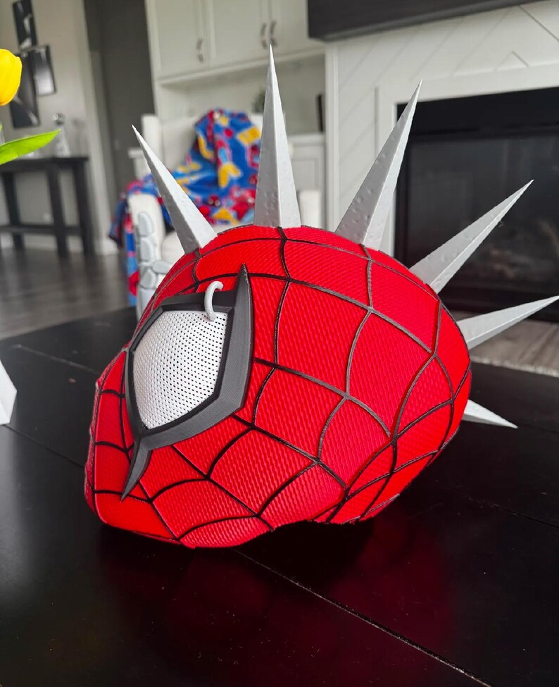 Spider-punk Mask STL: Hobie Brown Cosplay, 3D Print (digital Download ...