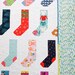 The Sock Quilt PDF Quilt Pattern Modern Easy Quilt | Etsy