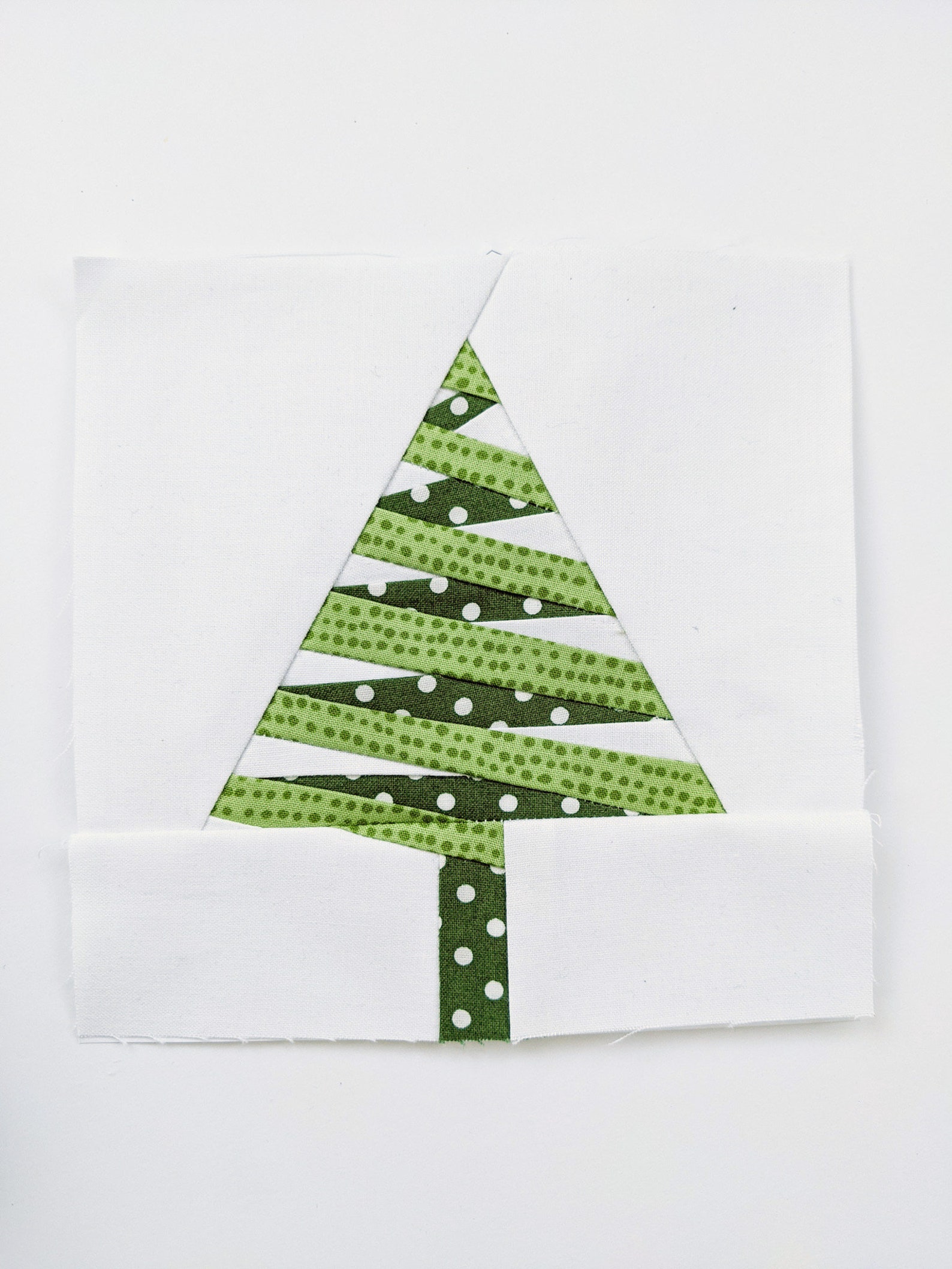 Ribbon Tree Foundation Paper Piecing Pattern || Christmas Tree Digital ...