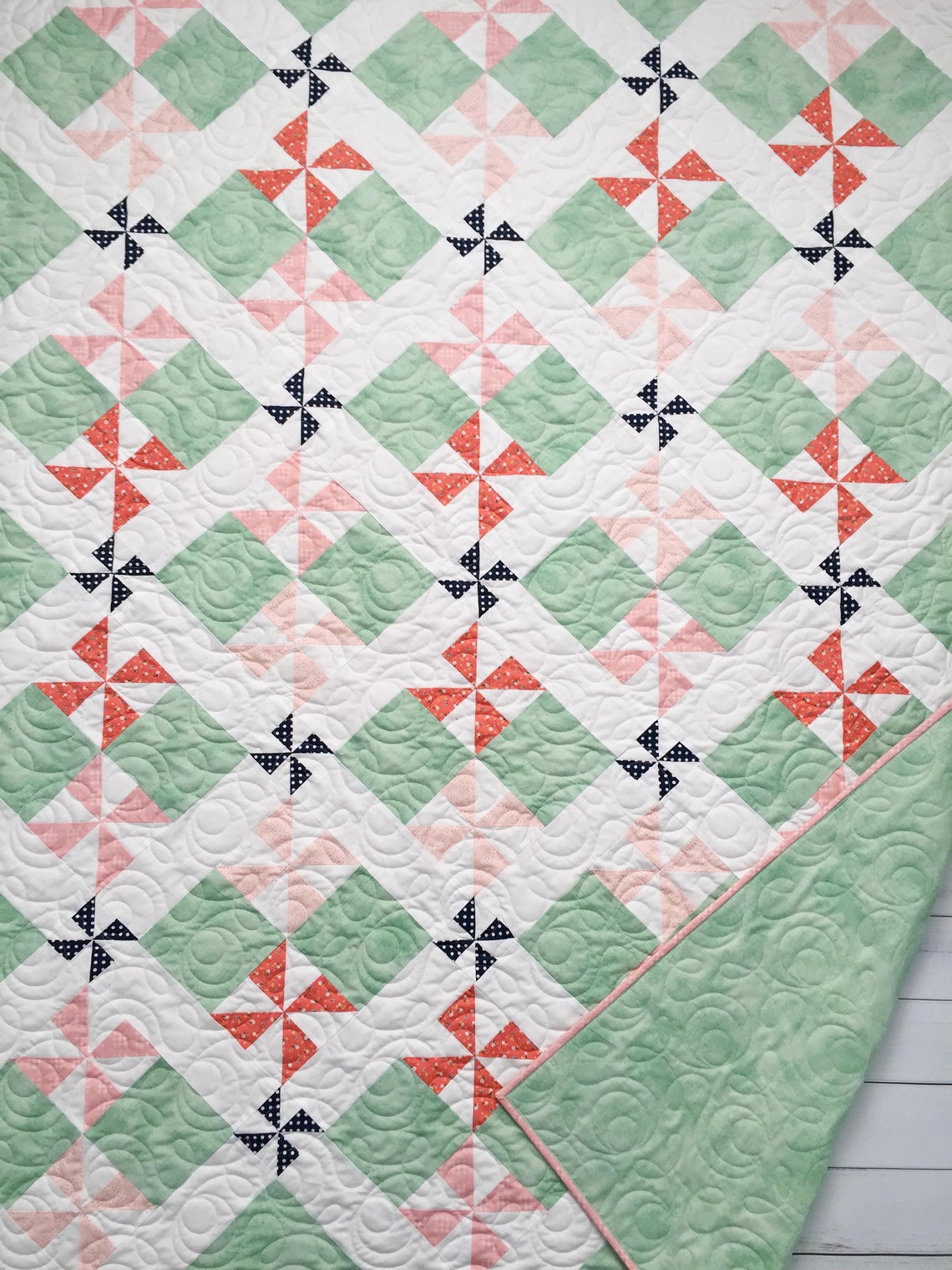 Windy Day PDF Quilt Pattern || Pinwheel Quilt - Etsy