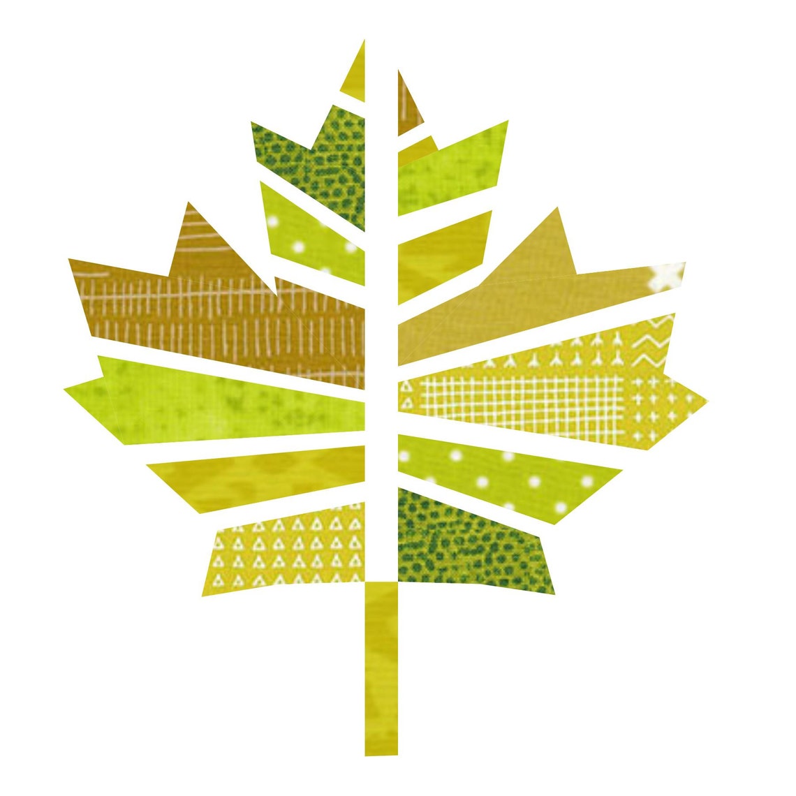 Maple Leaf Foundation Paper Piecing Quilt Block Pattern || Fall FPP ...