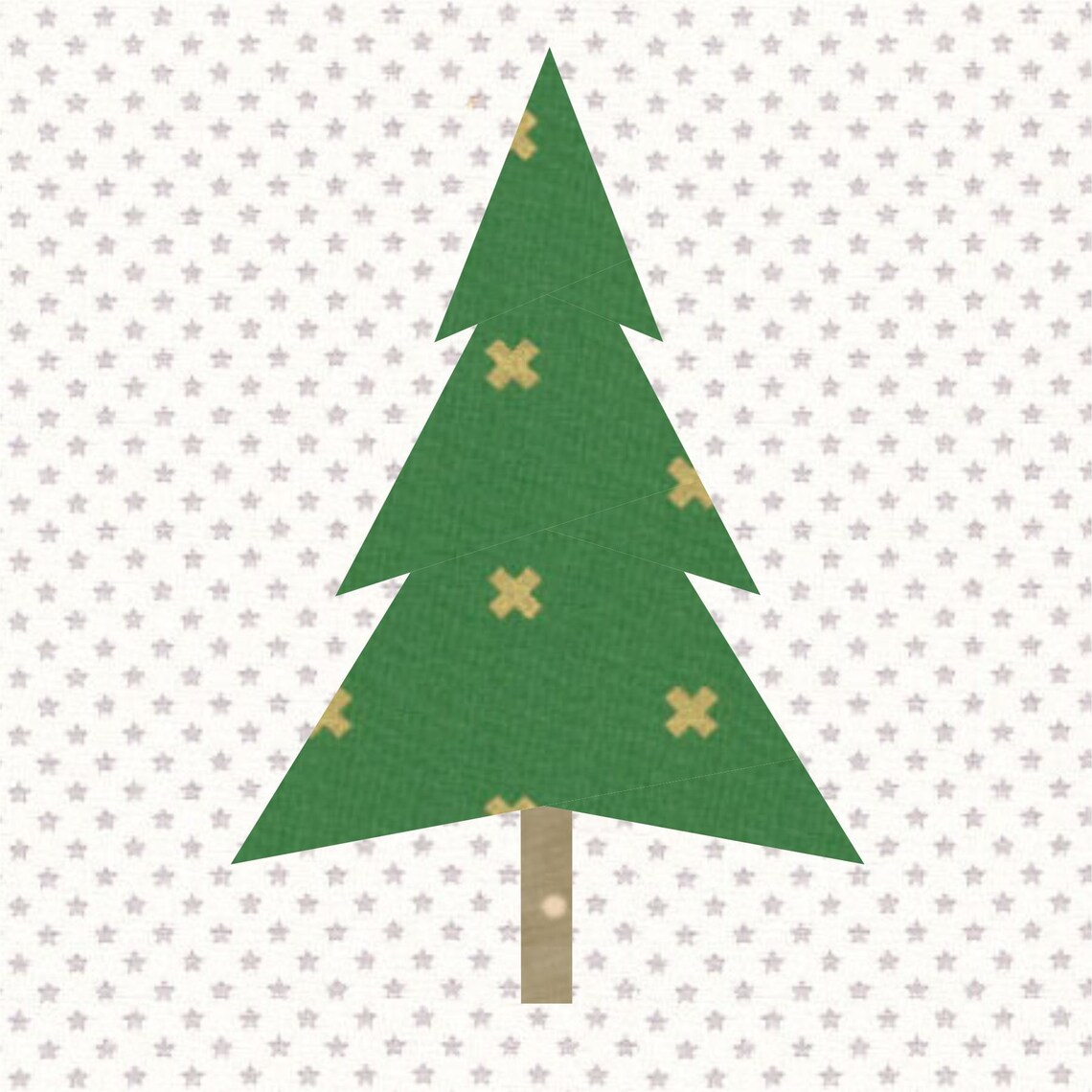 Pine Tree Foundation Paper Piecing Pattern || Christmas Tree FPP Modern ...