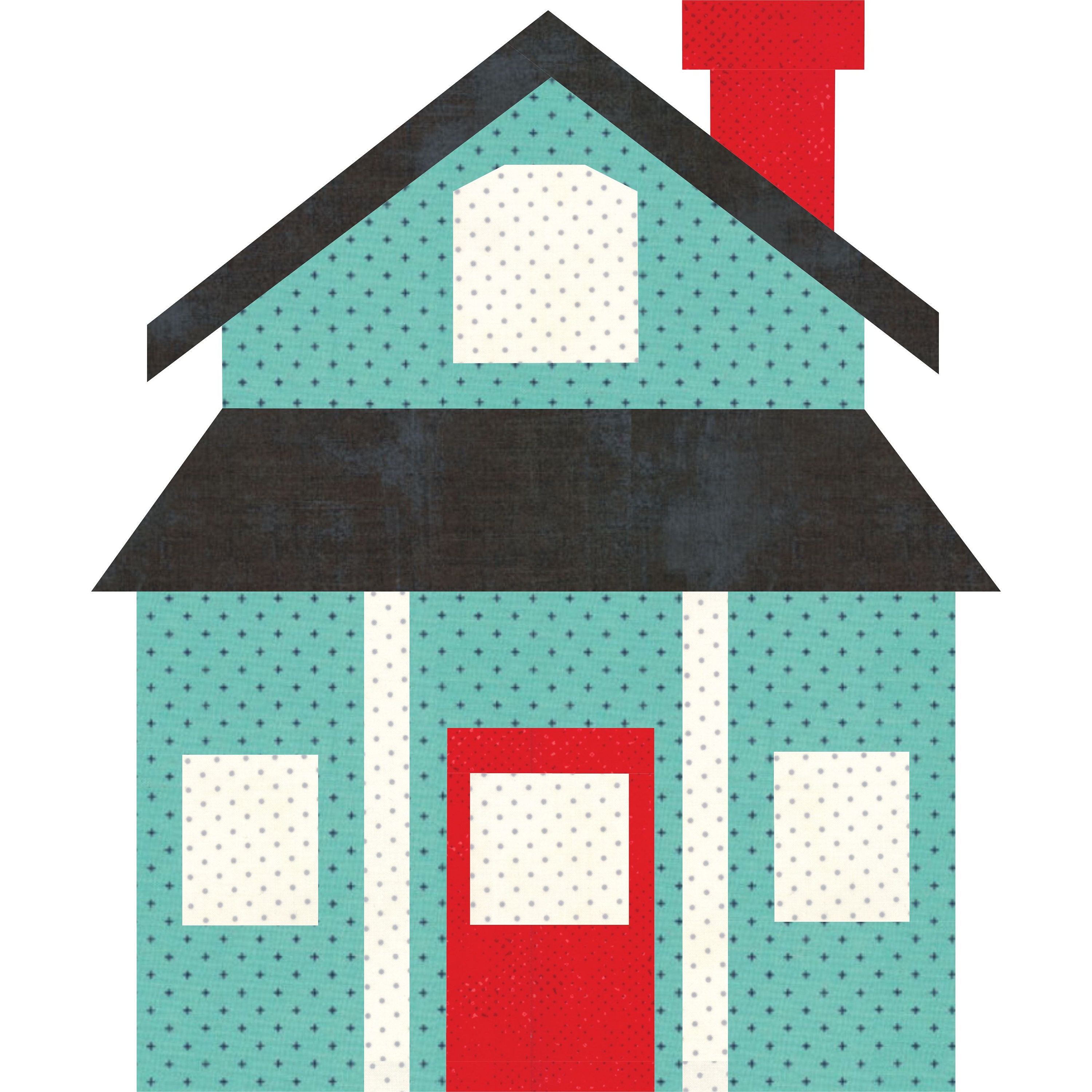 Farmhouse Foundation Paper Piecing FPP Quilt Block Pattern - Etsy