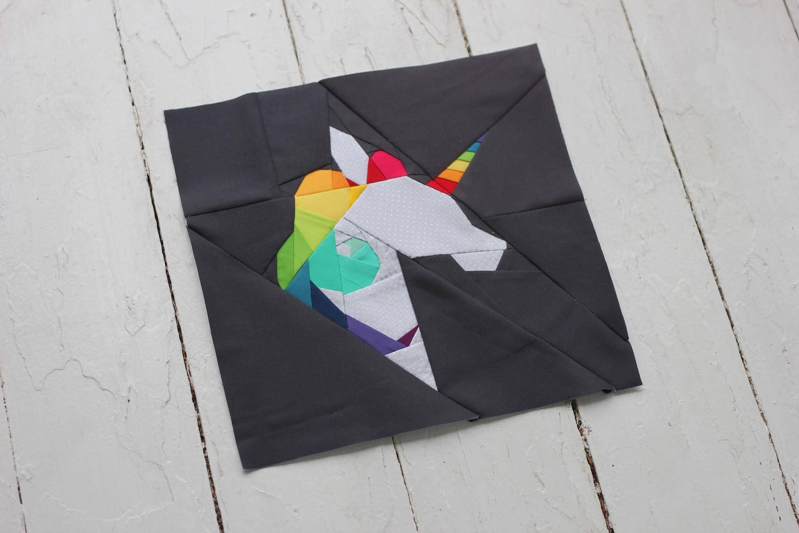 Magical Unicorn Paper Pieced PDF Quilt Block Pattern - Etsy