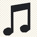 Music Notes Foundation Paper Pieced PDF Digital Quilt Block Pattern ...