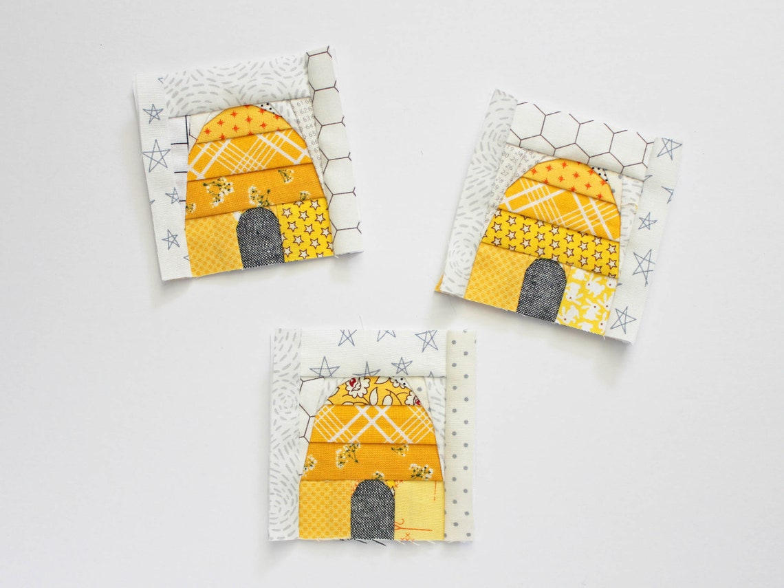 Beehive Foundation Paper Pieced Quilt Block Pattern || FPP Pattern in ...