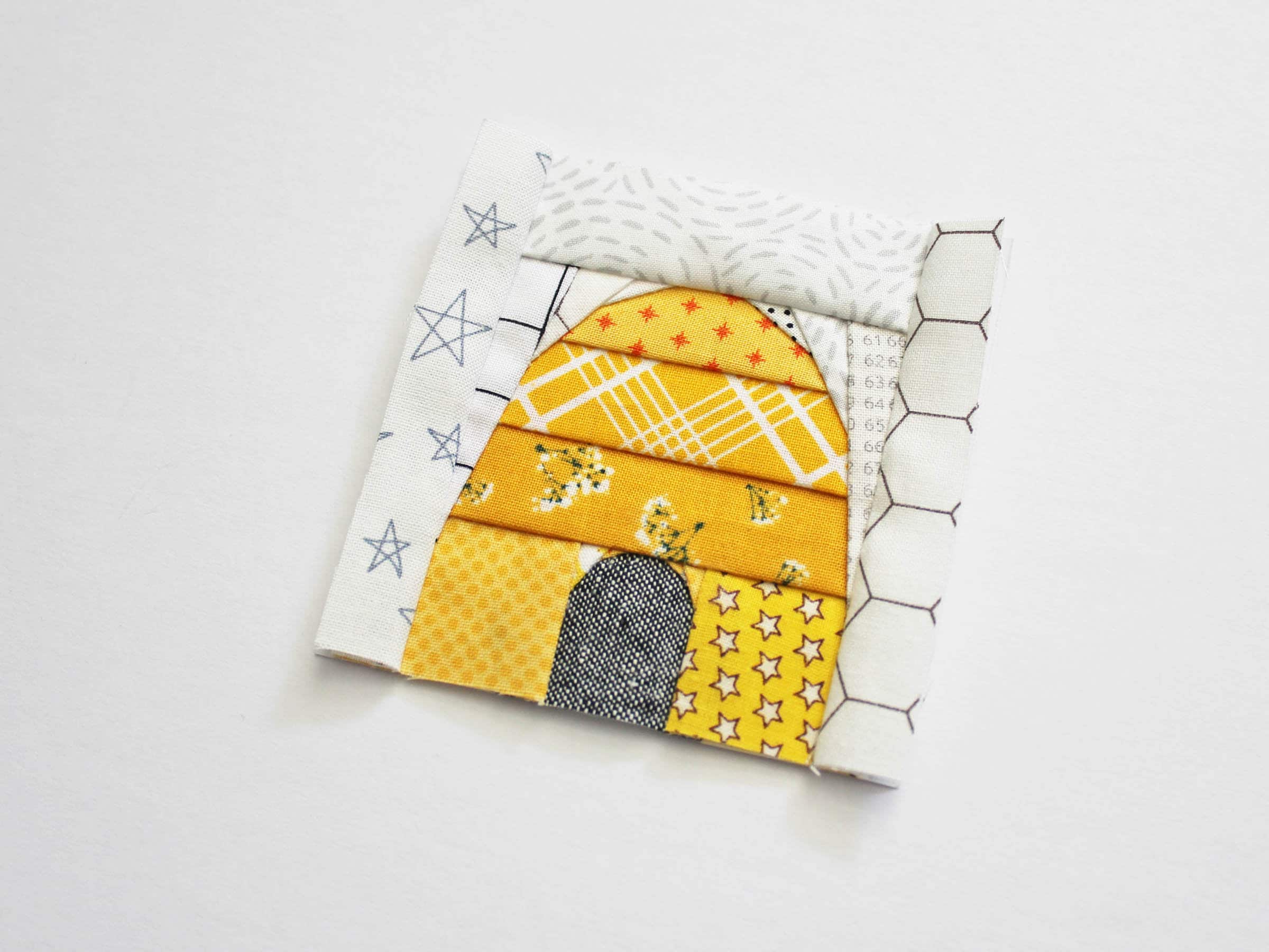 Beehive Foundation Paper Pieced Quilt Block Pattern FPP | Etsy