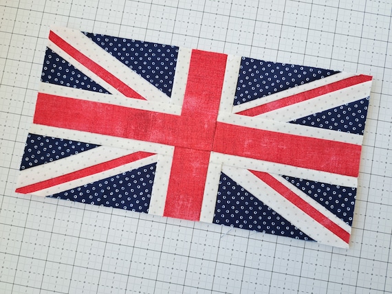 Union Jack Foundation Paper Piecing Quilt Block Pattern - Etsy