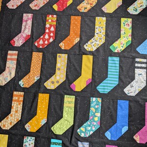The Sock Quilt || PDF Quilt Pattern || Modern Easy Quilt Design - Etsy