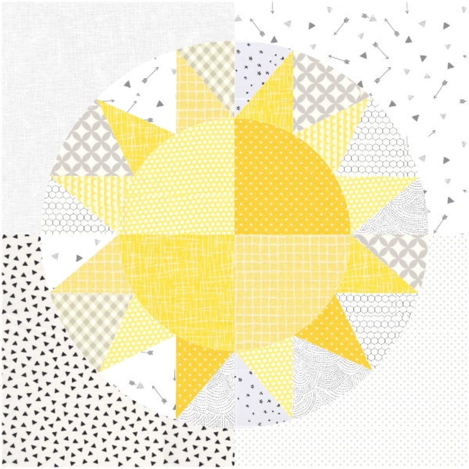 You Are My Sunshine Mini Quilt Pattern PDF Download | Etsy