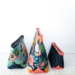 PDF Bristol Pouch || Quilted Zipper Pouch Pattern in Three Sizes || PDF ...