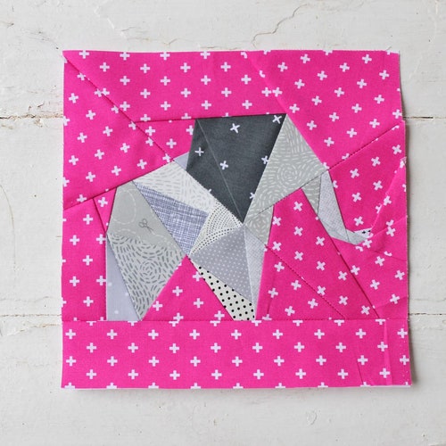 Elephant Foundation Paper Pieced Quilt Pattern - Etsy