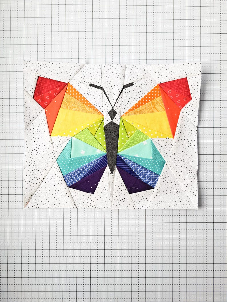 Butterfly Foundation Paper Piecing (FPP) Pattern || Digital Download ...