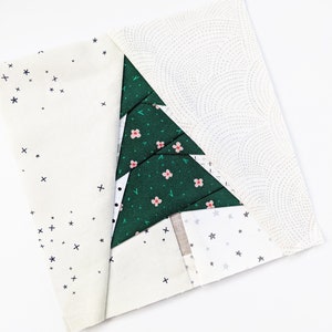 Pine Tree Foundation Paper Piecing Pattern || Christmas Tree FPP Modern ...