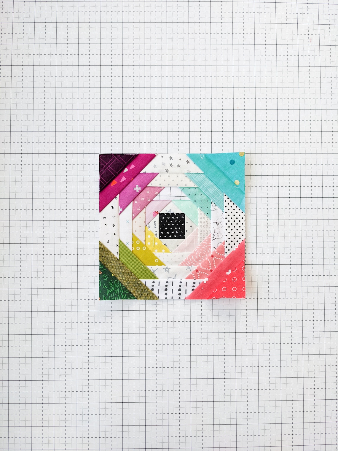 Tiny Pineapple Foundation Paper Piecing Quilt Block Pattern || Beginner ...