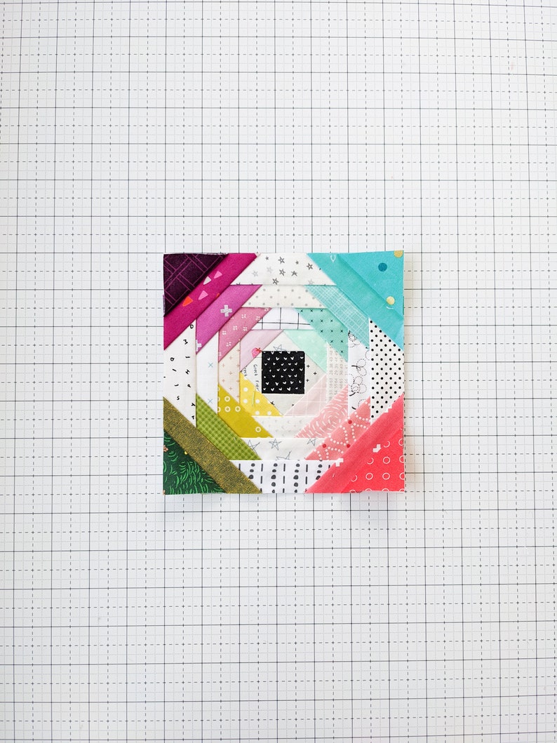 Tiny Pineapple Foundation Paper Piecing Quilt Block Pattern || Beginner ...