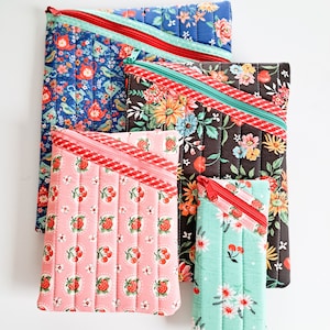 PDF Hemingway Pouch Pattern || Digital Download Quilted Bag in Four ...