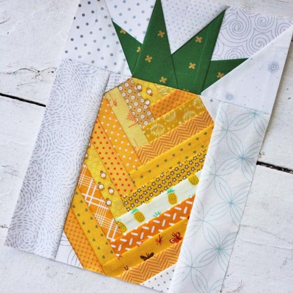 Pineapple Paper Pieced Pattern - Etsy