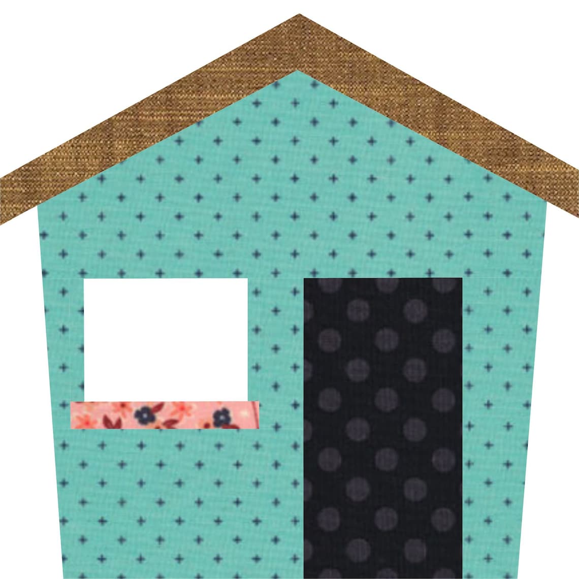 Tiny House Foundation Paper Piecing FPP Pattern Easy and - Etsy