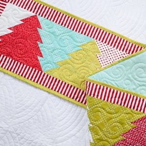 Merry Little Trees Quilt and Table Runner Pattern Bundle || Digital ...