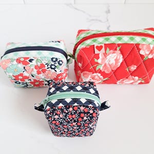 PDF Foxboro Pouch Pattern || Digital Download || Quilted Zipper Pouch ...