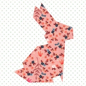 Bunny Foundation Paper Piecing PDF Digital Pattern Modern Geometric ...
