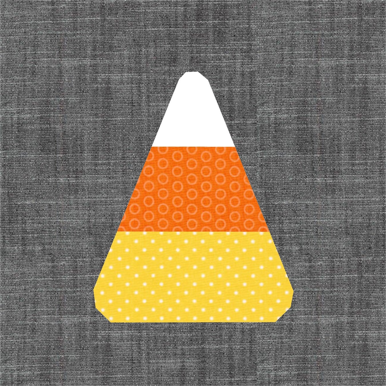 Candy Corn Foundation Paper Pieced FPP Quilt Block PDF Pattern | Etsy
