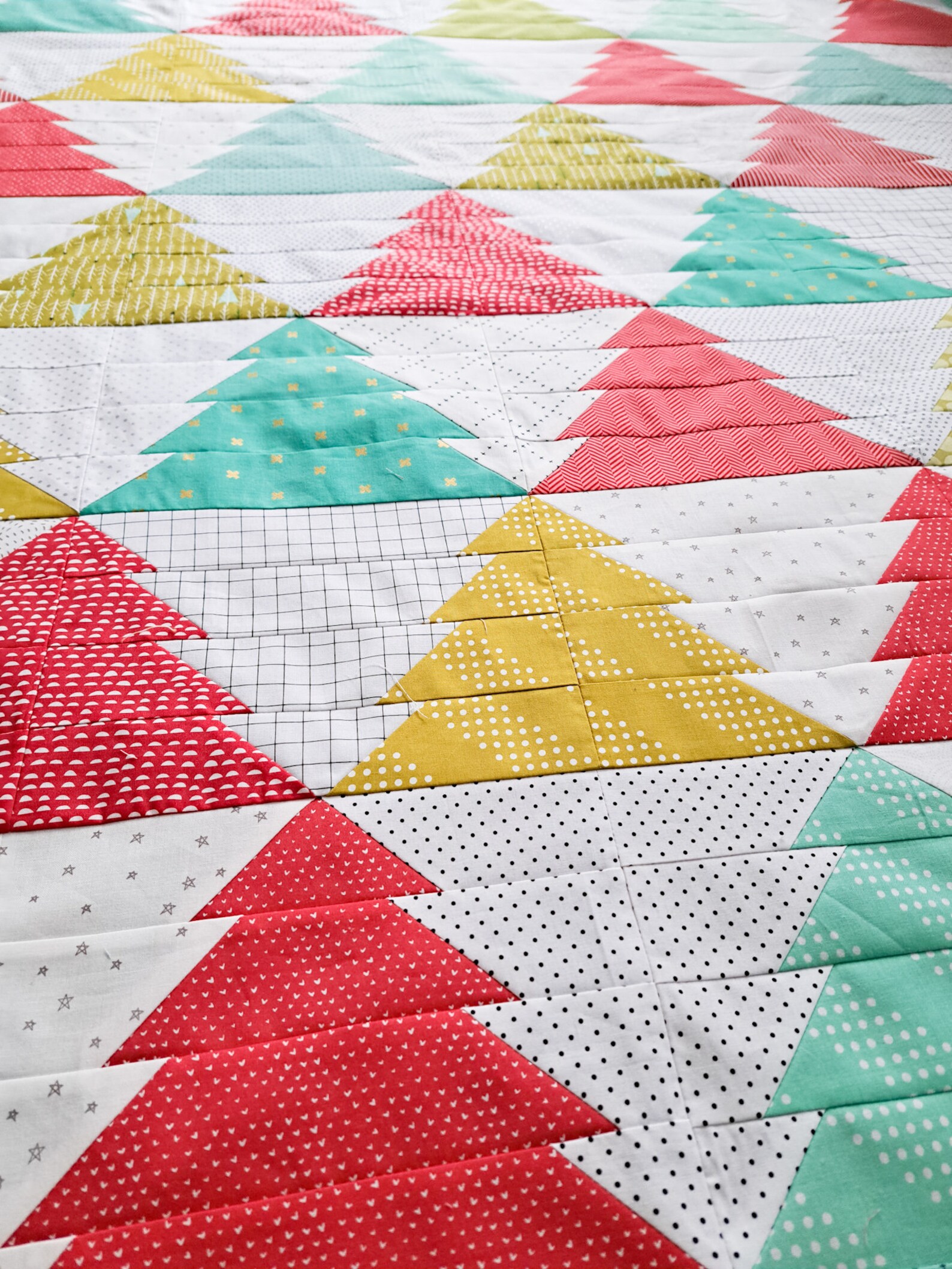 Merry Little Trees Quilt and Table Runner Pattern Bundle || Digital ...