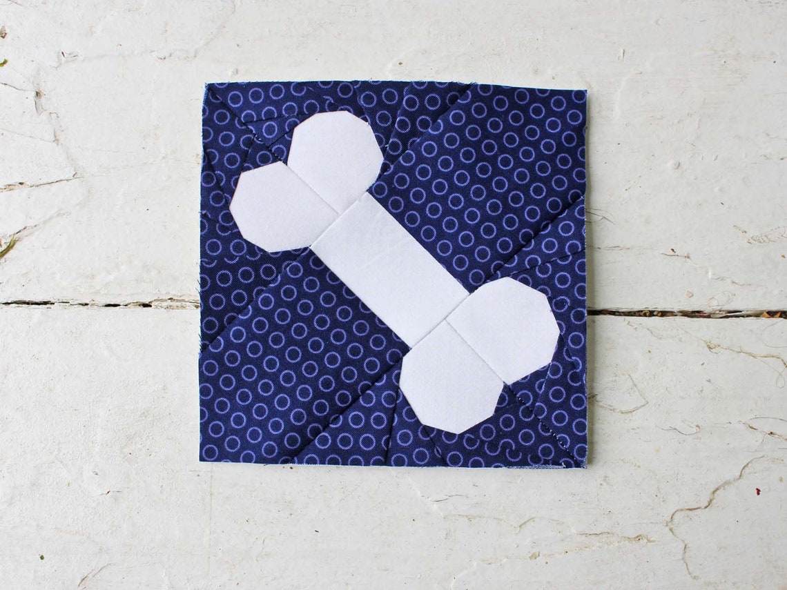 Dog Foundation Paper Pieced Patterns Bundle || Dog House || Dog Bone ...