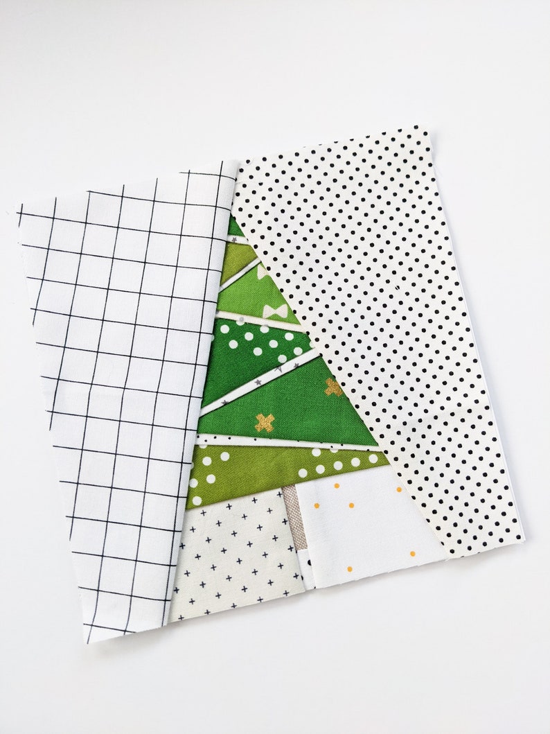Garland Trees Foundation Paper Piecing Pattern || Two Tree Designs Each ...