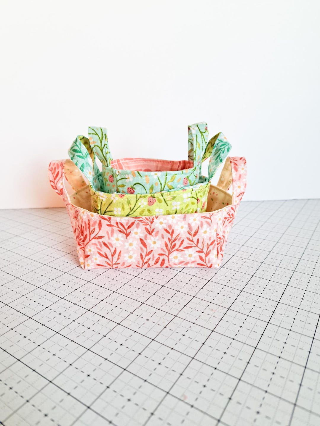 PDF Trio of Trinket Baskets || Digital Download Sewing Pattern in Three ...