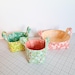 PDF Trio of Trinket Baskets || Digital Download Sewing Pattern in Three ...