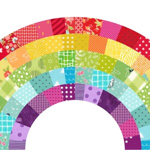 Scrappy Rainbow PDF Mini Quilt Pattern - Etsy