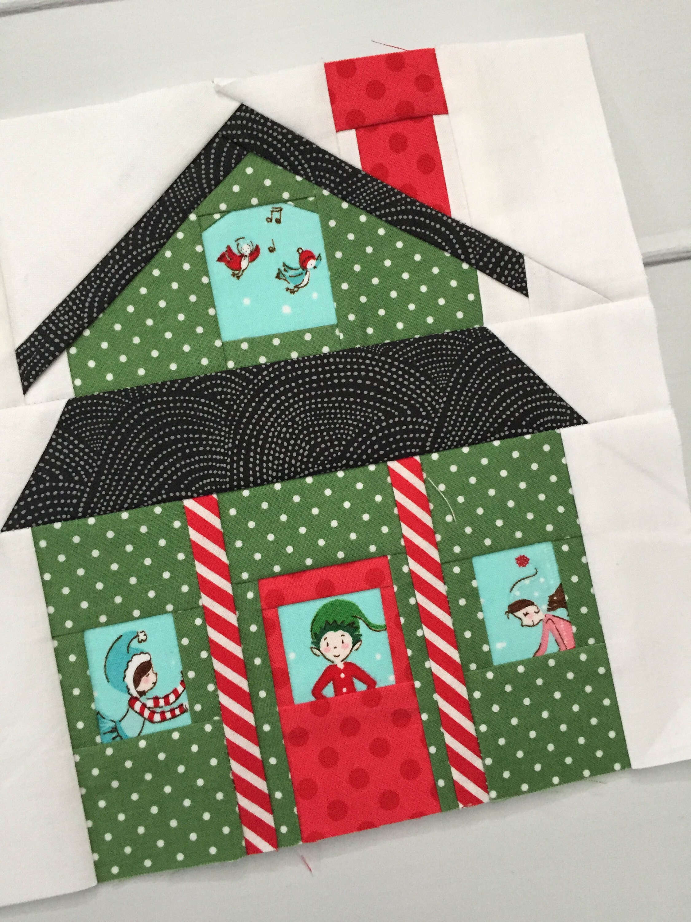 Farmhouse Foundation Paper Piecing FPP Quilt Block Pattern || Modern ...