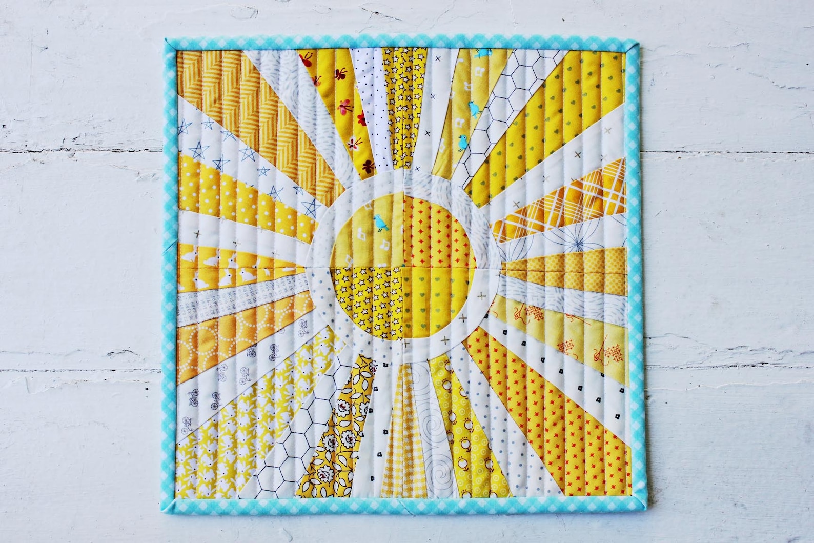 Sunny Days Mini Quilt Pattern PDF Download - Etsy