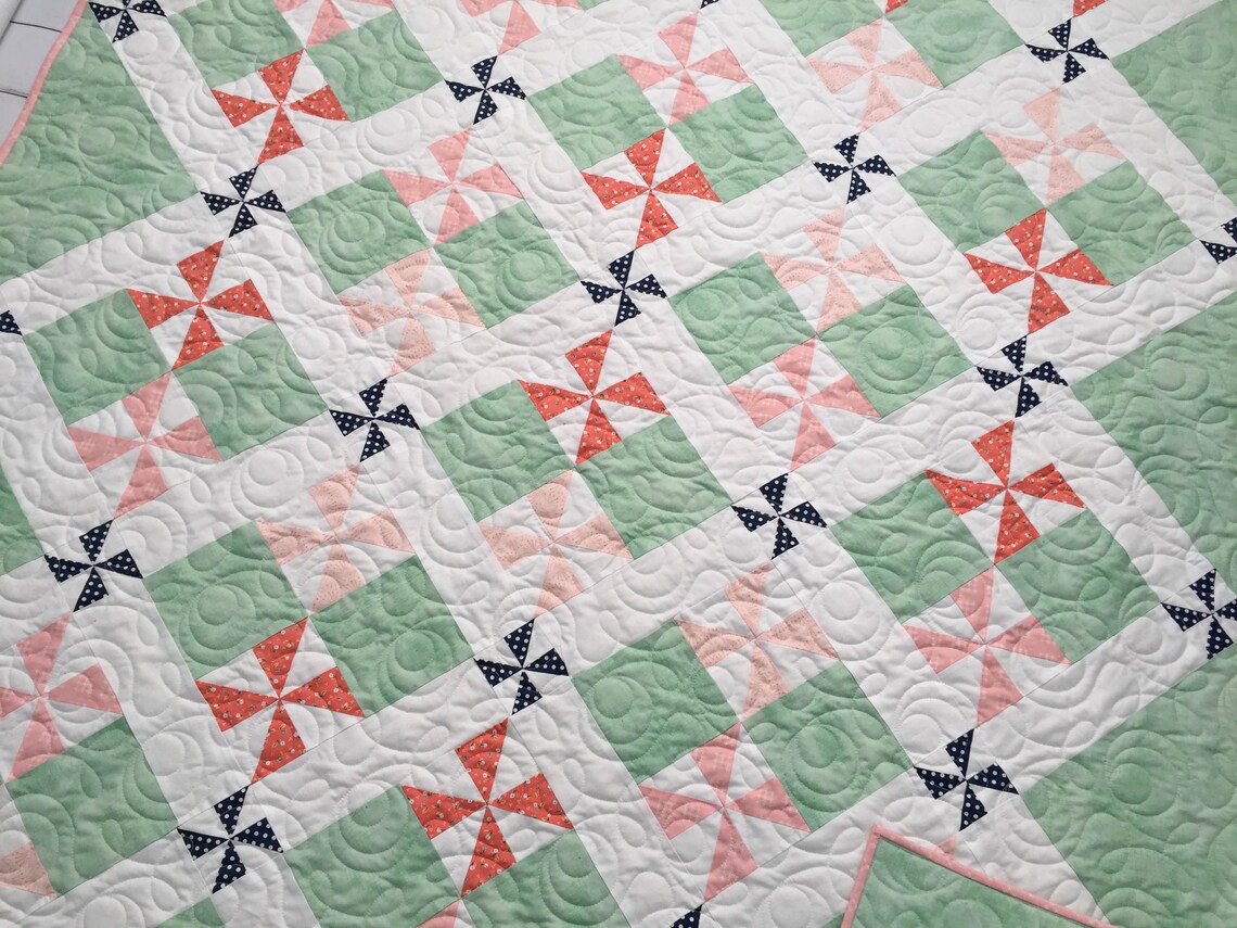 Windy Day PDF Quilt Pattern || Pinwheel Quilt - Etsy