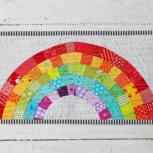 Rainbow Baby Quilt Pattern - Etsy