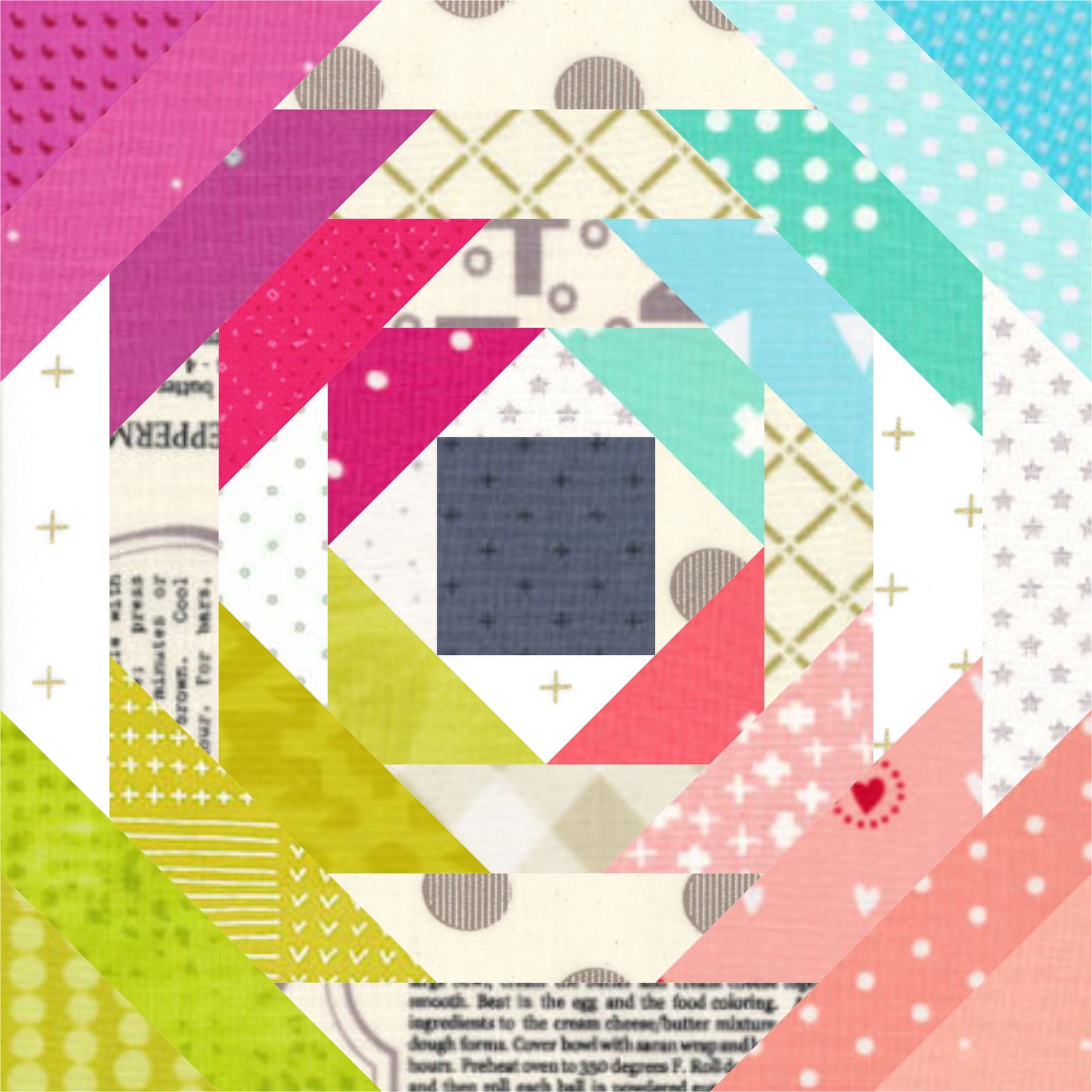 Tiny Pineapple Foundation Paper Piecing Quilt Block Pattern || Beginner ...