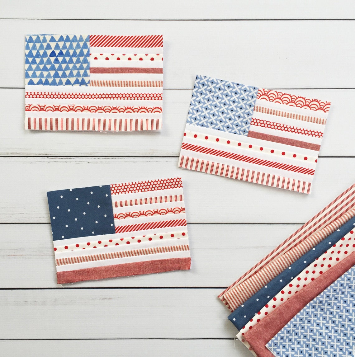American Flag Foundation Paper Piecing Block || PDF Digital Pattern ...