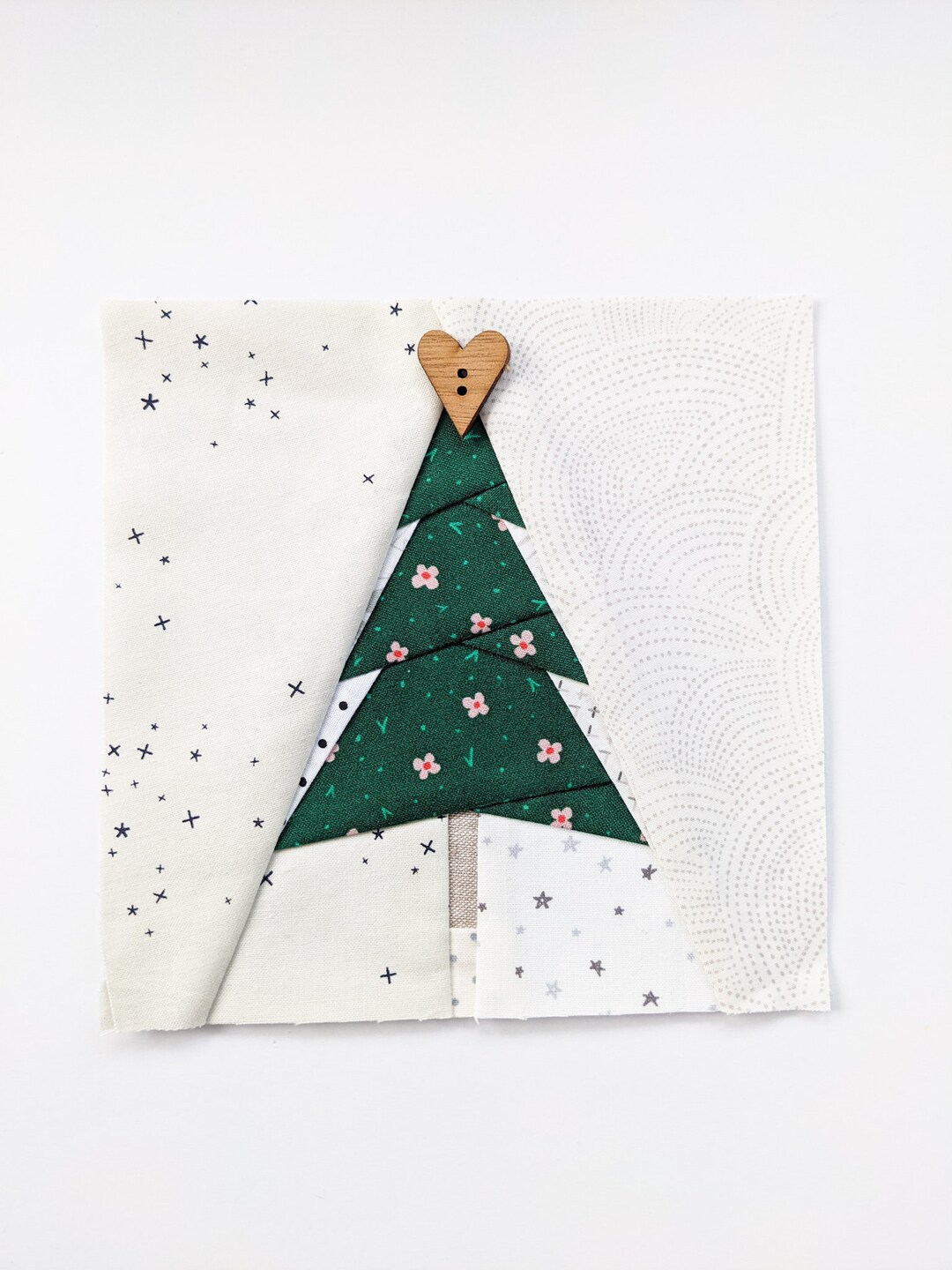 Pine Tree Foundation Paper Piecing Pattern || Christmas Tree FPP Modern ...